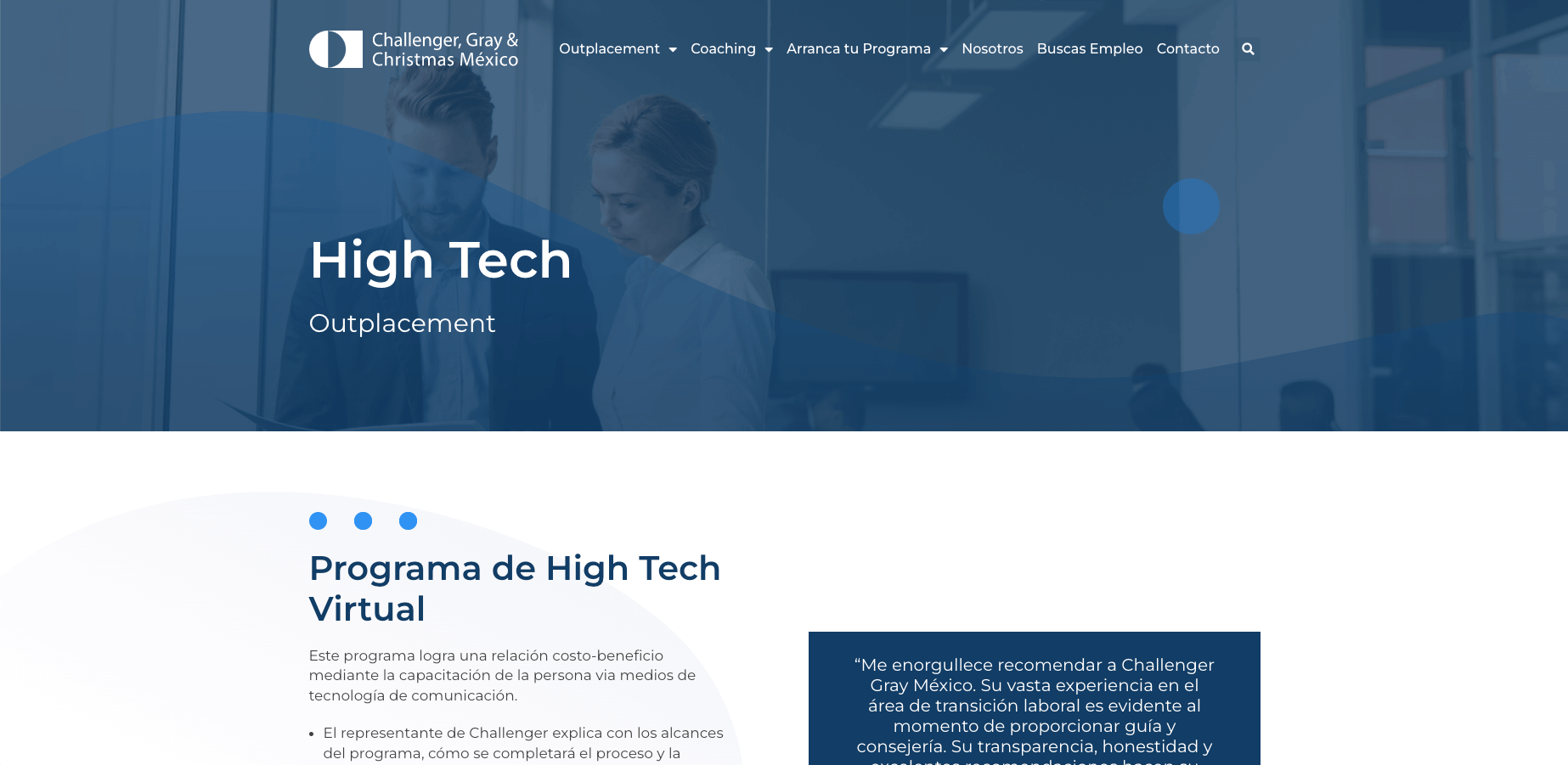 Outplacement – High Tech